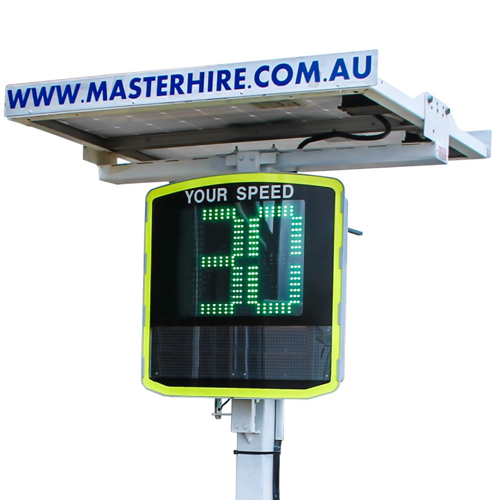 Speed Advisory Signs for Hire | Master Hire
