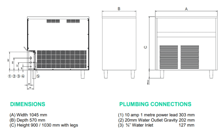125kg Ice Makers for Hire | Master Hire