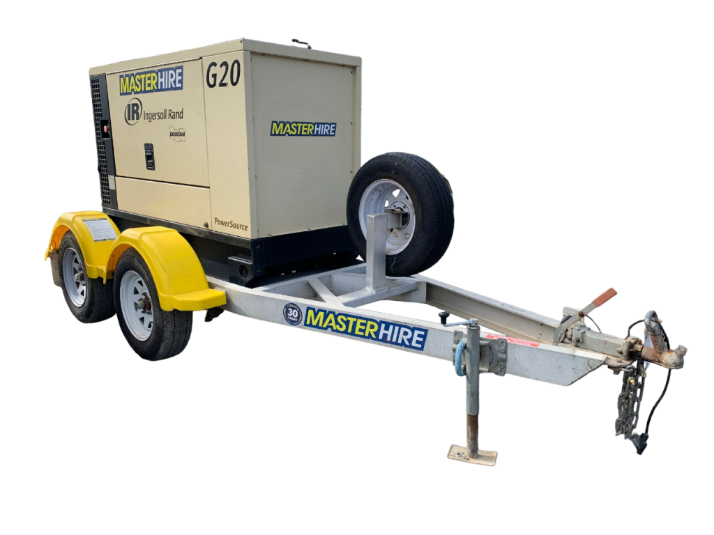 Trailer Mounted Generators for Hire | Master Hire