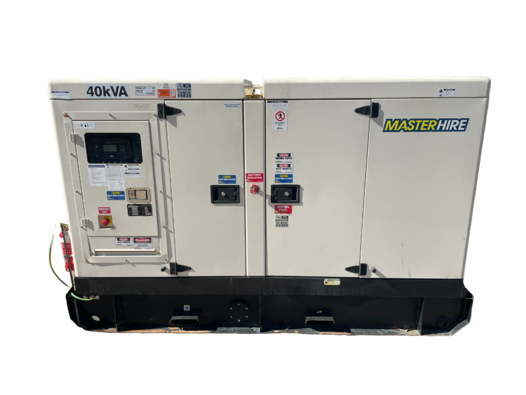 40kVA Diesel Generators for Hire | Master Hire