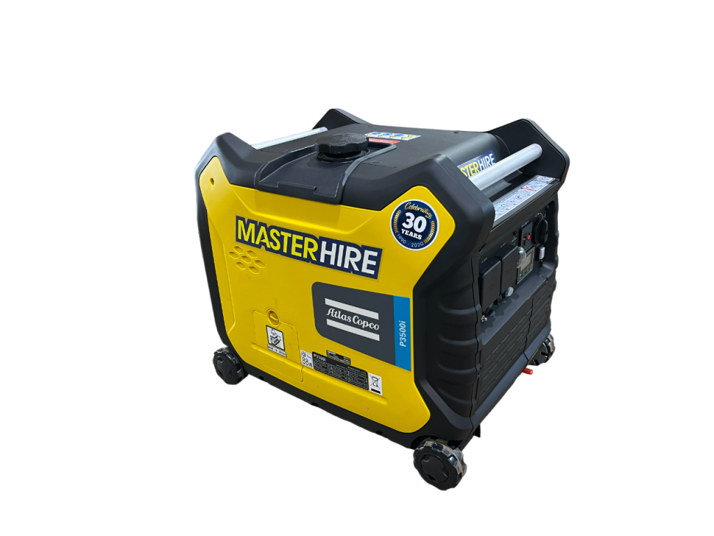 [Clean Power] 3kVA Inverter Generators for Hire | Master Hire