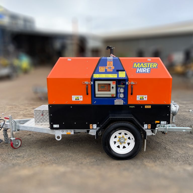 Auto Start Trailer Mounted 6 Inch Pumps for Hire | Master Hire