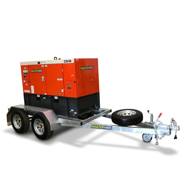 Trailer Mounted Generators for Hire | Master Hire Trailer Mounted Generators for Hire | Master Hire