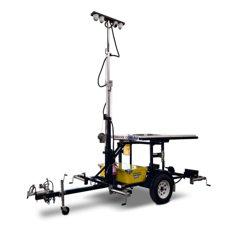 Trailer Mounted CCTV Cameras for Hire | Master Hire
