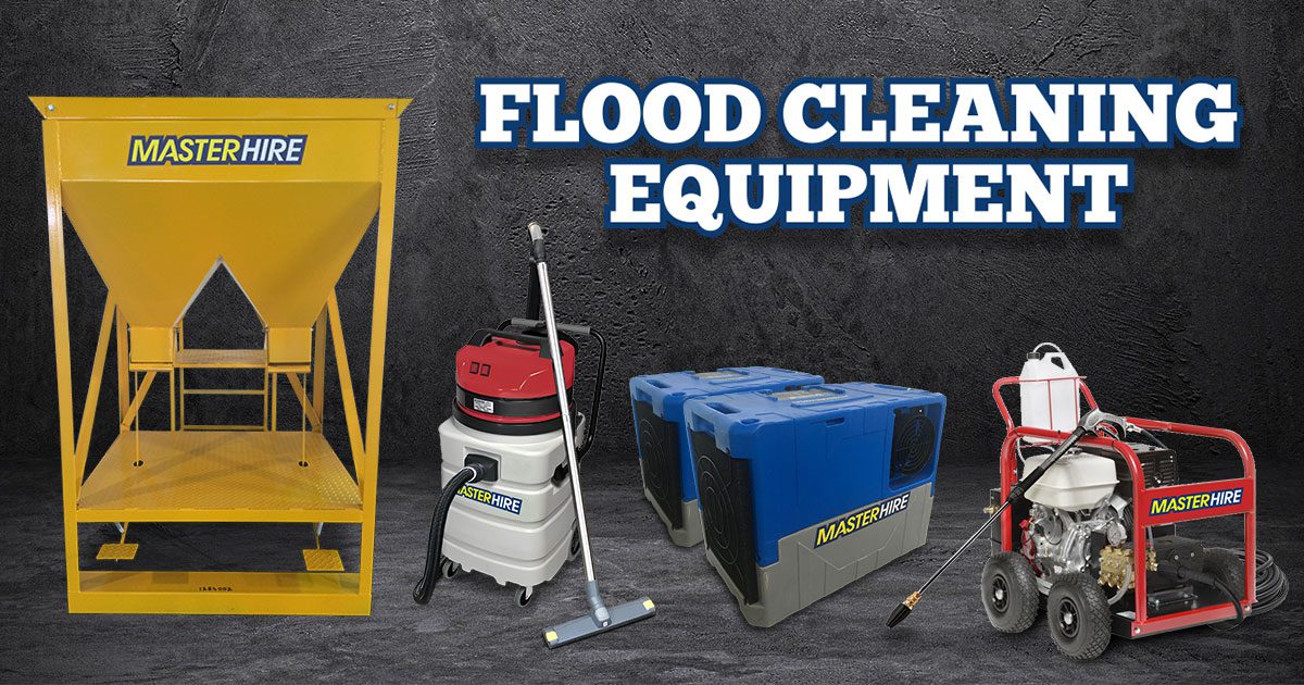 Flood Cleaning Equipment for Hire | Master Hire